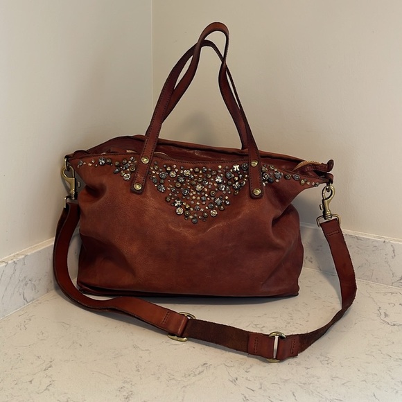 Campomaggi | Bags | New Campomaggi Studded Leather Tote Bag | Poshmark